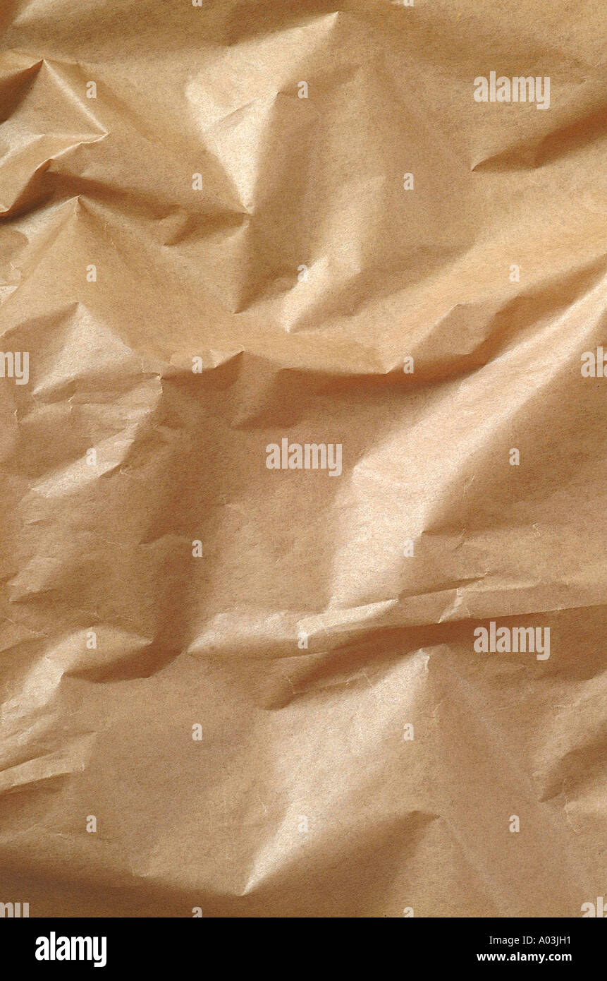 Crumpled Paper Background Stock Photo - Alamy