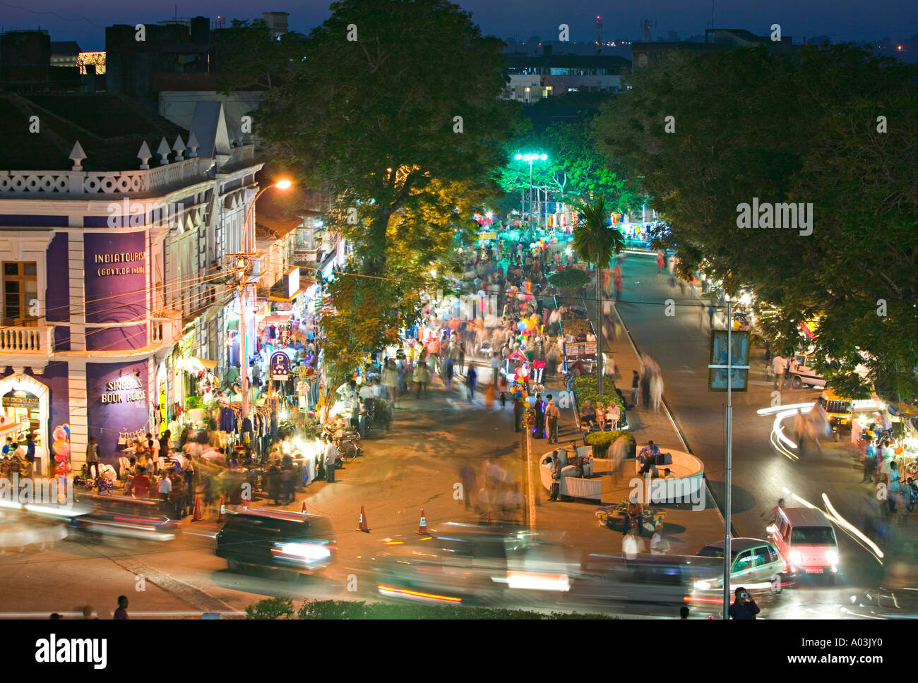 Street Market, Goa, Panaji, India Stock Photo - Alamy