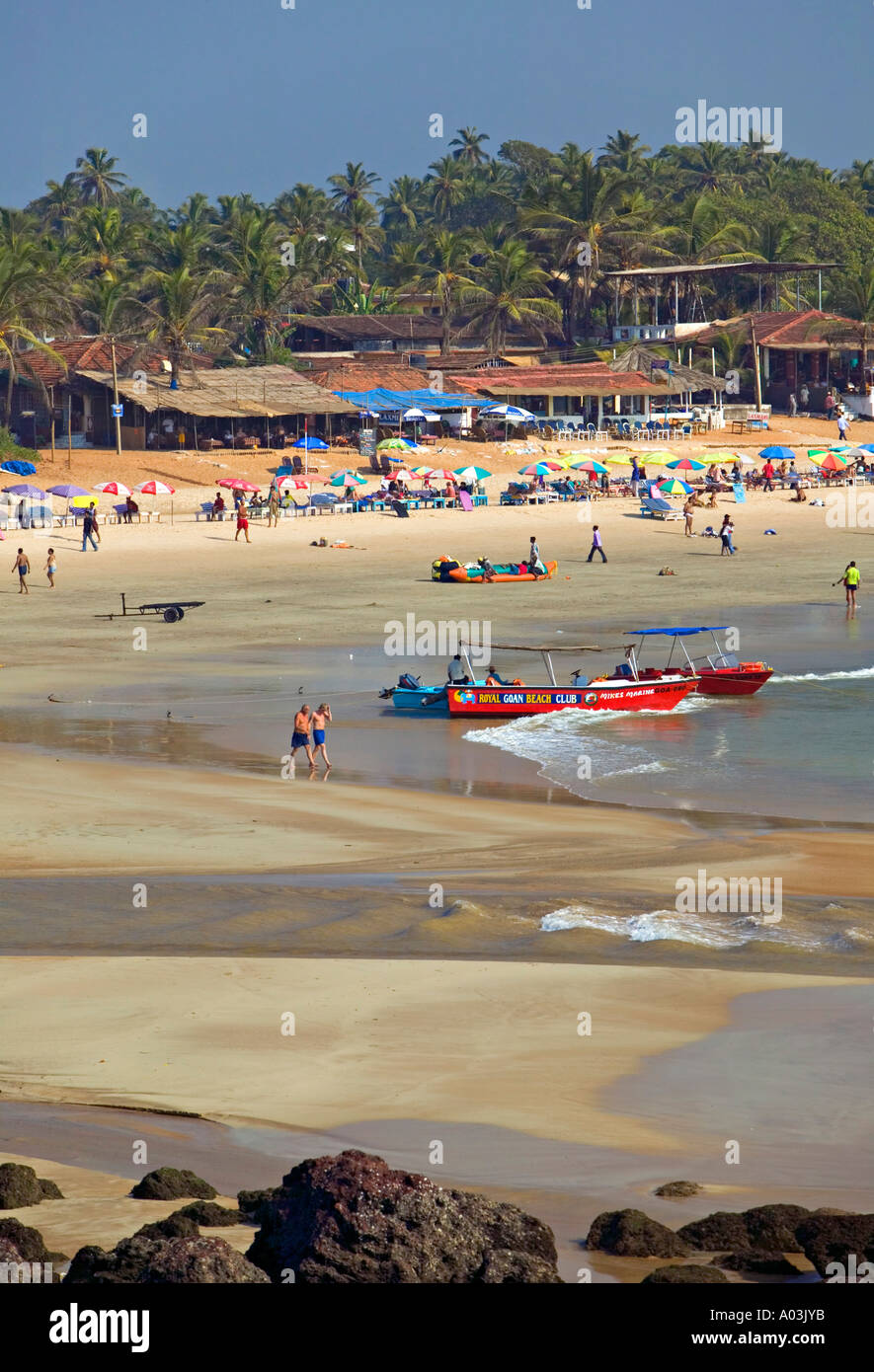 Baga Beach, Goa, Panaji, India Stock Photo - Alamy