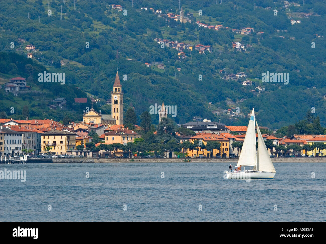Domaso by lake como lombardy hi-res stock photography and images - Alamy