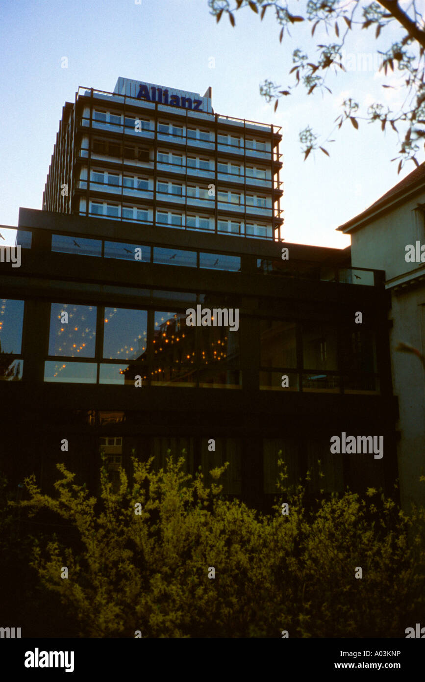 Building of the insurance company Allianz in Stuttgart Germany Stock ...