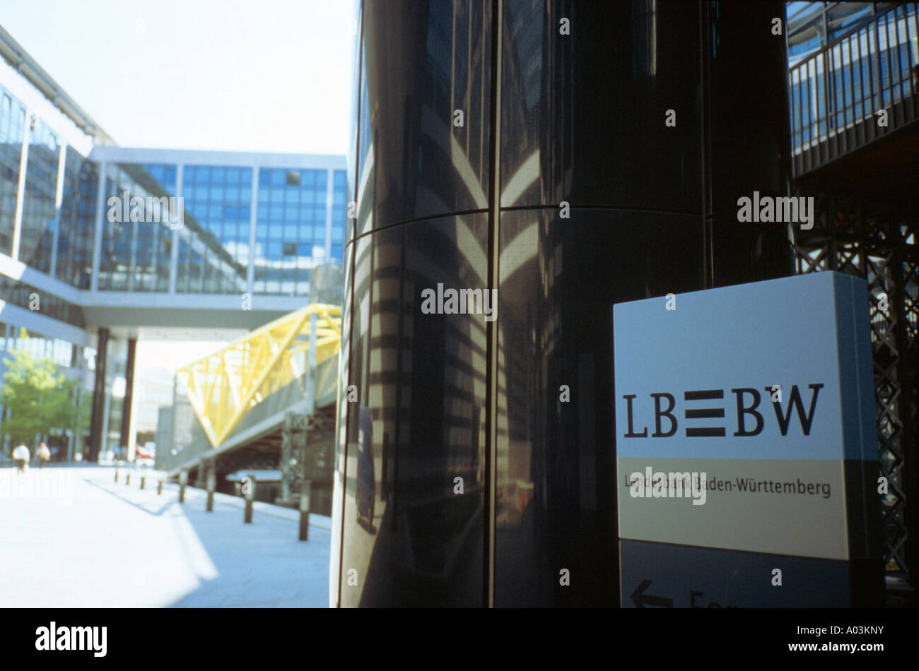 In the inner court of the Landesbank Baden Württemberg Bank of the ...