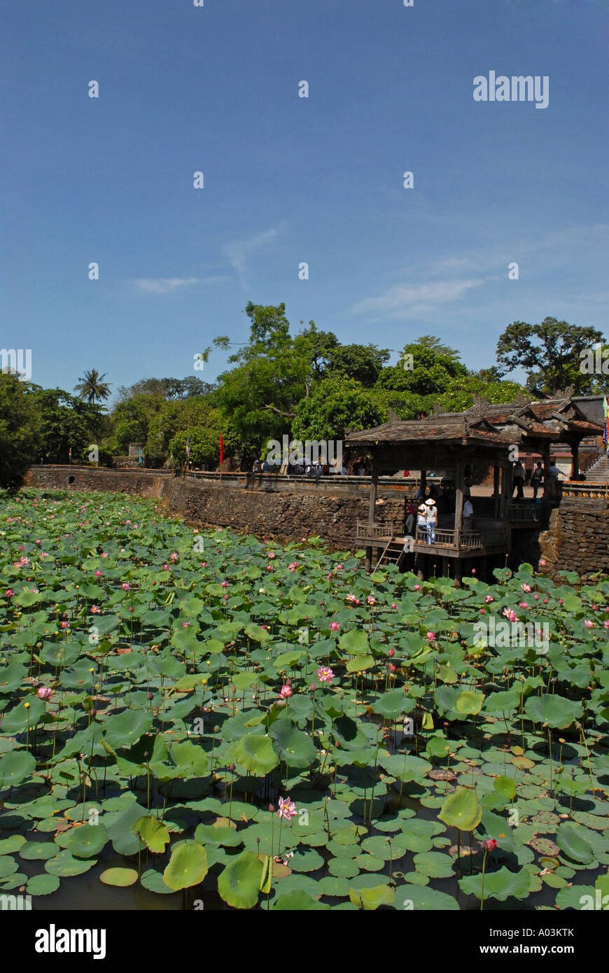 The tomb complex of the Nguyen emperor Tu Duc is a part of the Royal ...