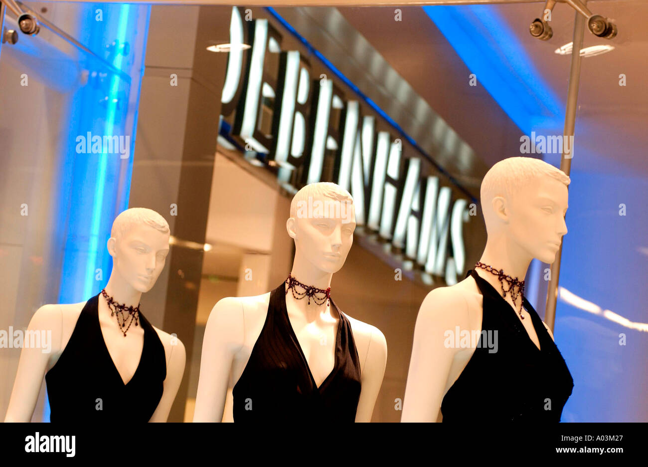 Debenhams shop window display hi-res stock photography and images - Alamy