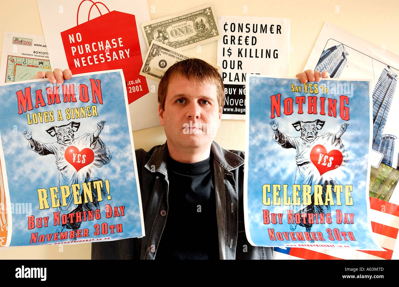 Materialism poster hi-res stock photography and images - Alamy