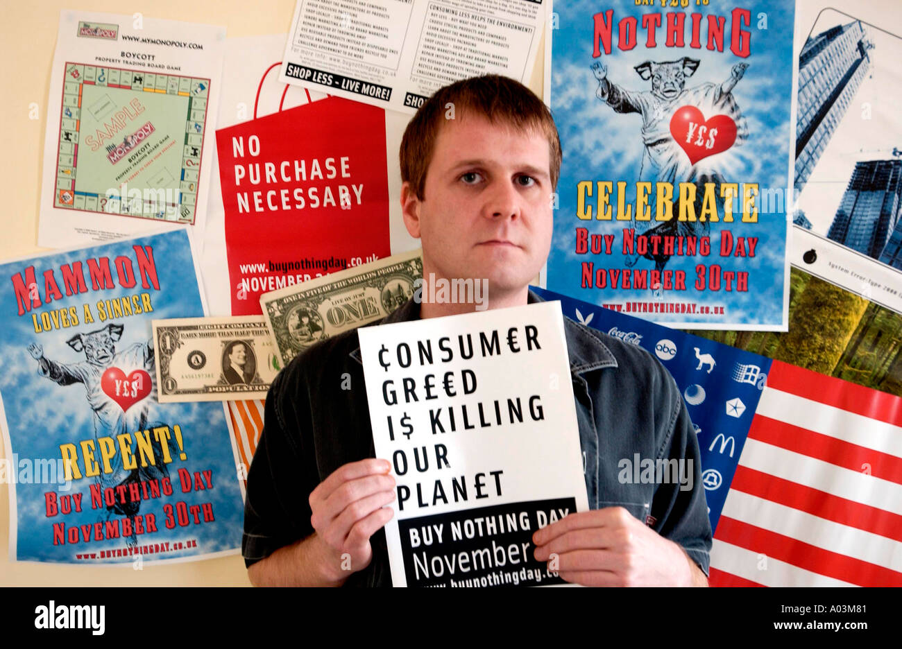 Materialism poster hi-res stock photography and images - Alamy