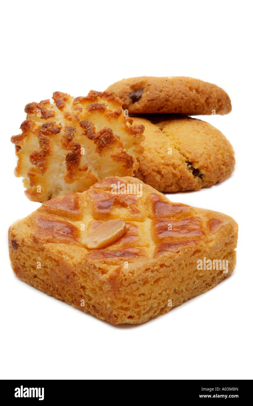 Biscuit flat rectangle rectangular eat sweet plain food desert ...
