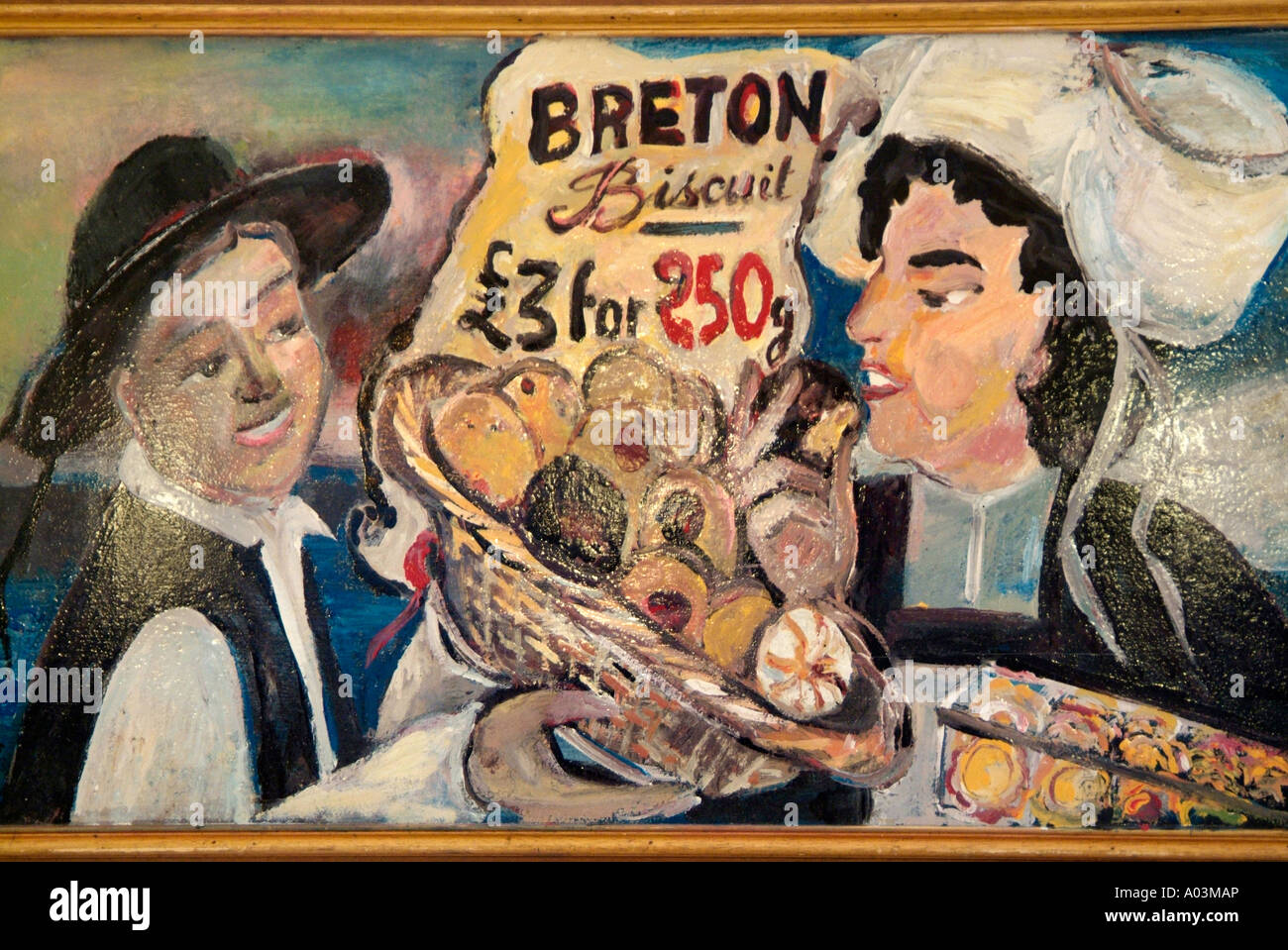 Breton Bretagne Brittany biscuit biscuiterie advertisement advertising ...