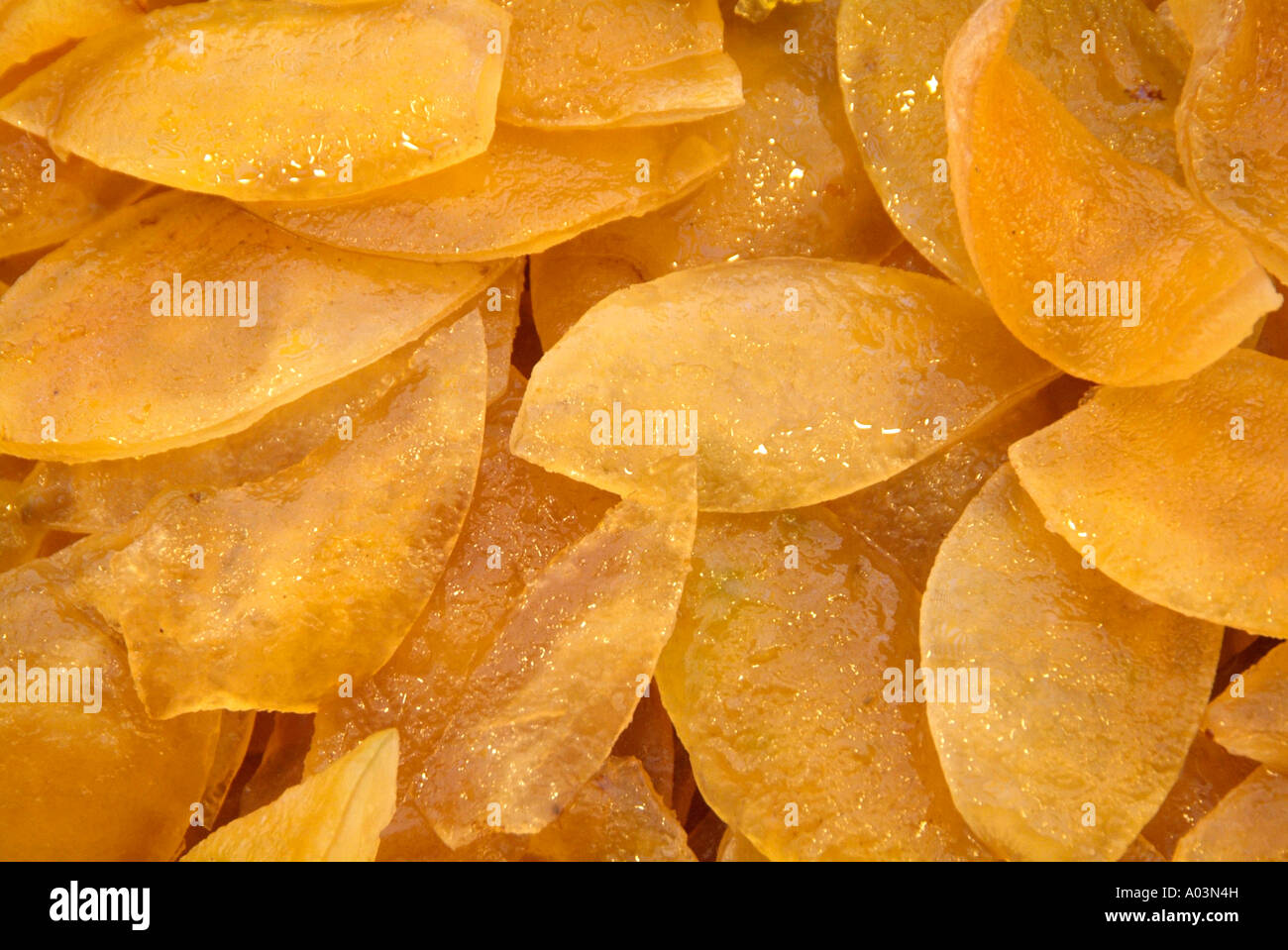 lemon crystallized crystallised Light Brown soft sweet dry ...