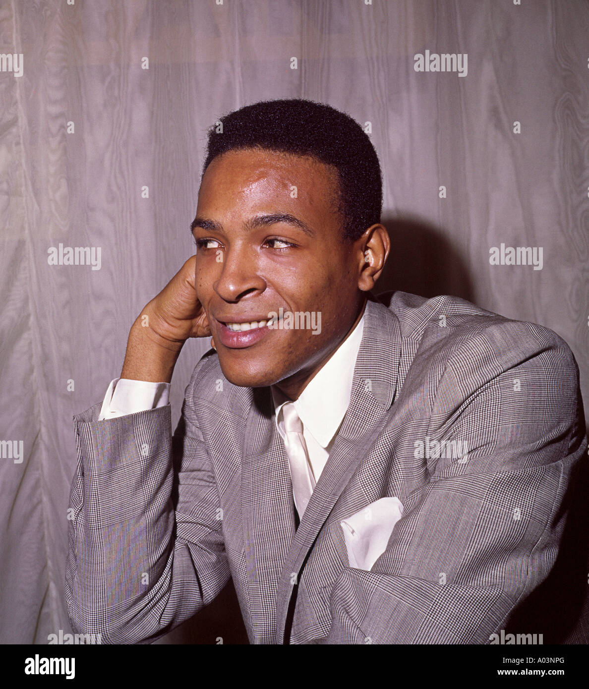 MARVIN GAYE (1939-1984) US singer in November 1964. Photo: Tony Gale ...