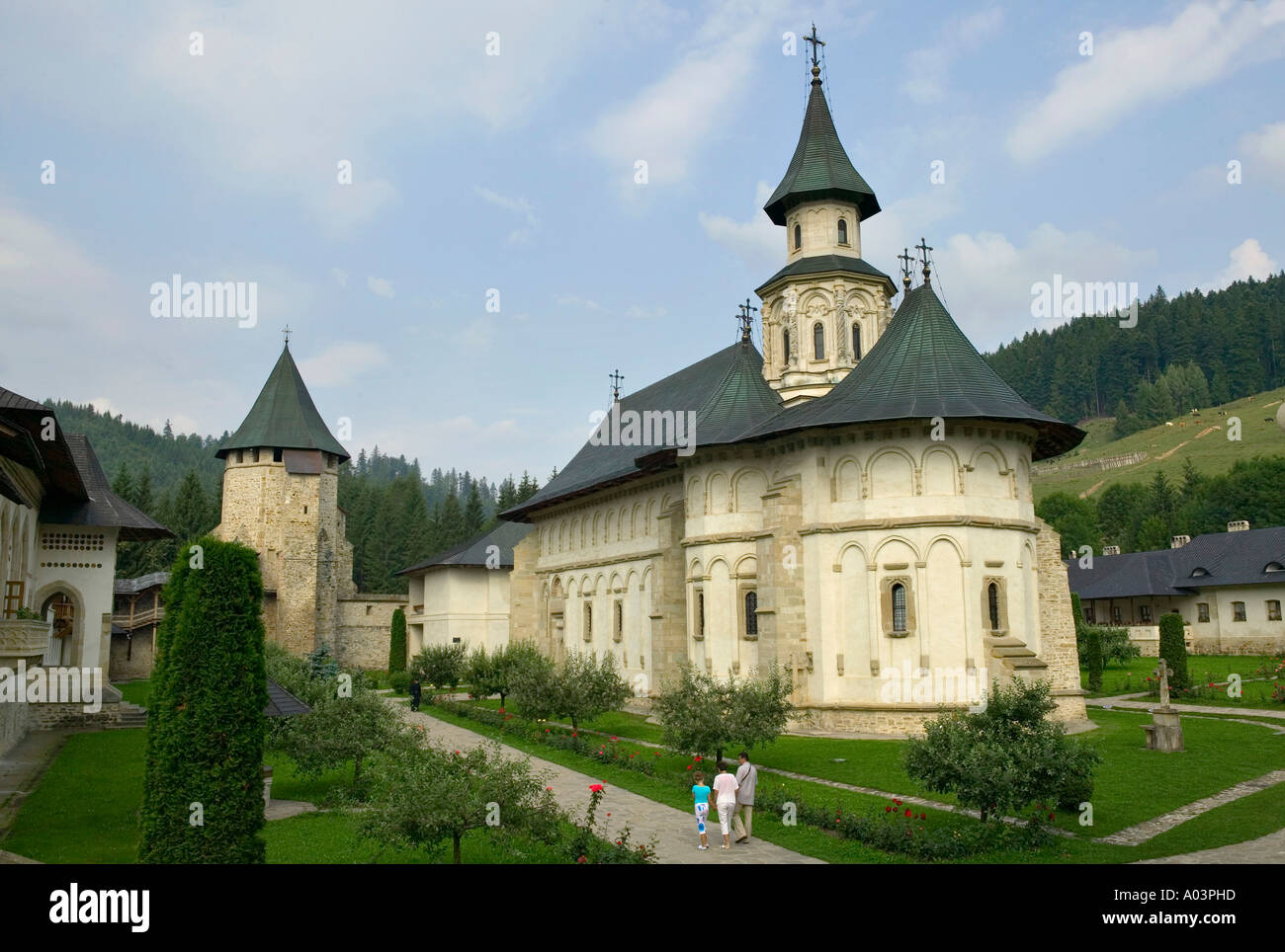 Putna monastery, Moldavia, Romania Stock Photo - Alamy