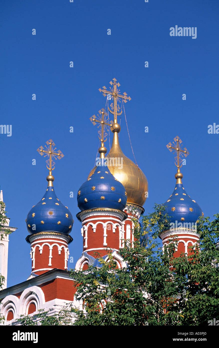 Russian Orthodox church, Moscow, Russia Stock Photo - Alamy