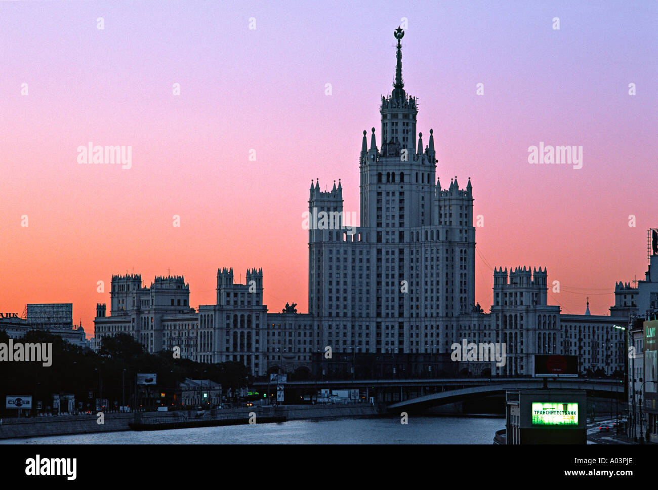 City architecture stalin era buildings hi-res stock photography and ...