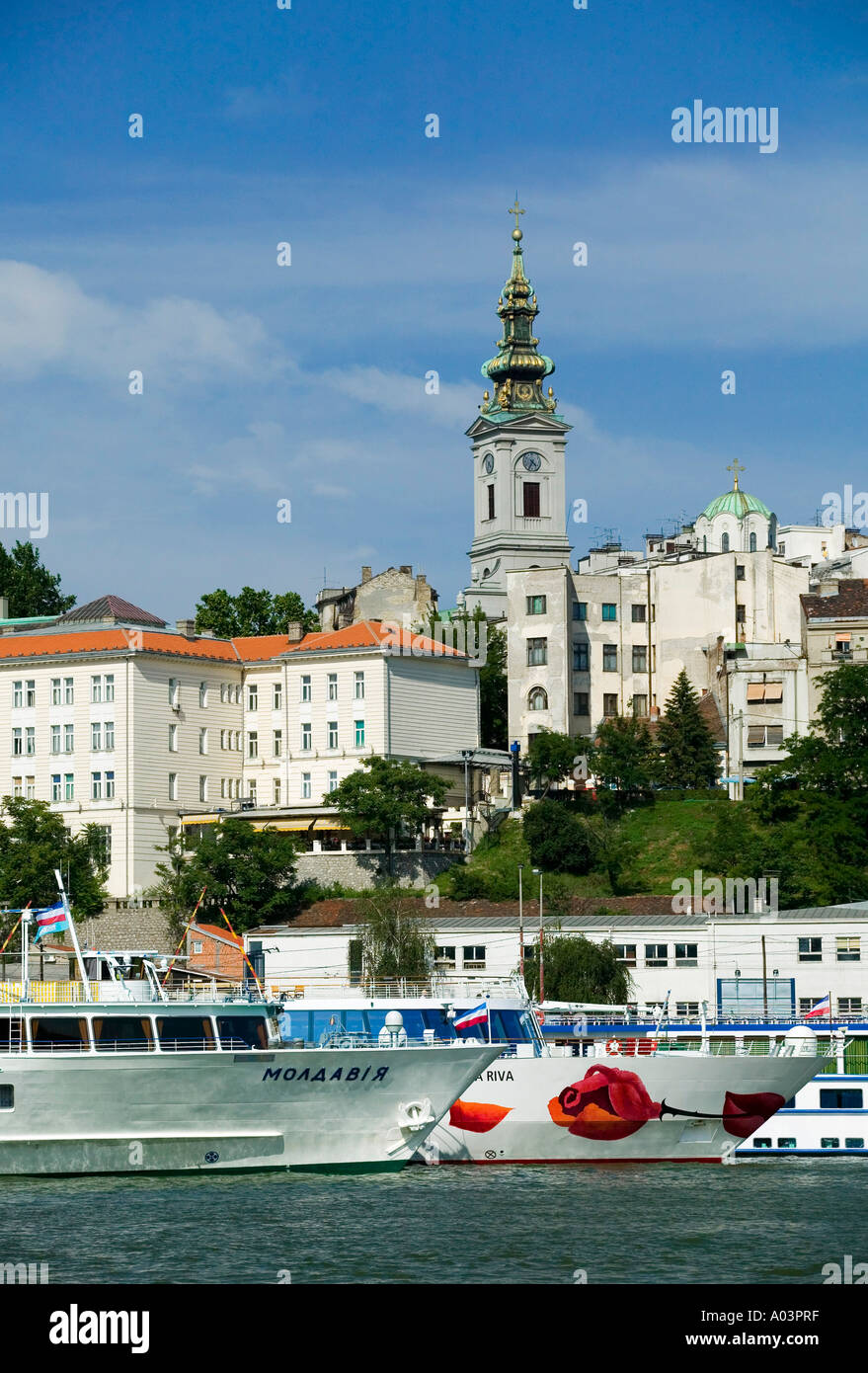 Danube river, Belgrade, Serbia Stock Photo - Alamy