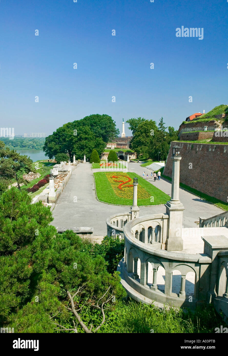 Statue of Pobednik, Kalemegdan, Belgrade, Serbia Stock Photo - Alamy