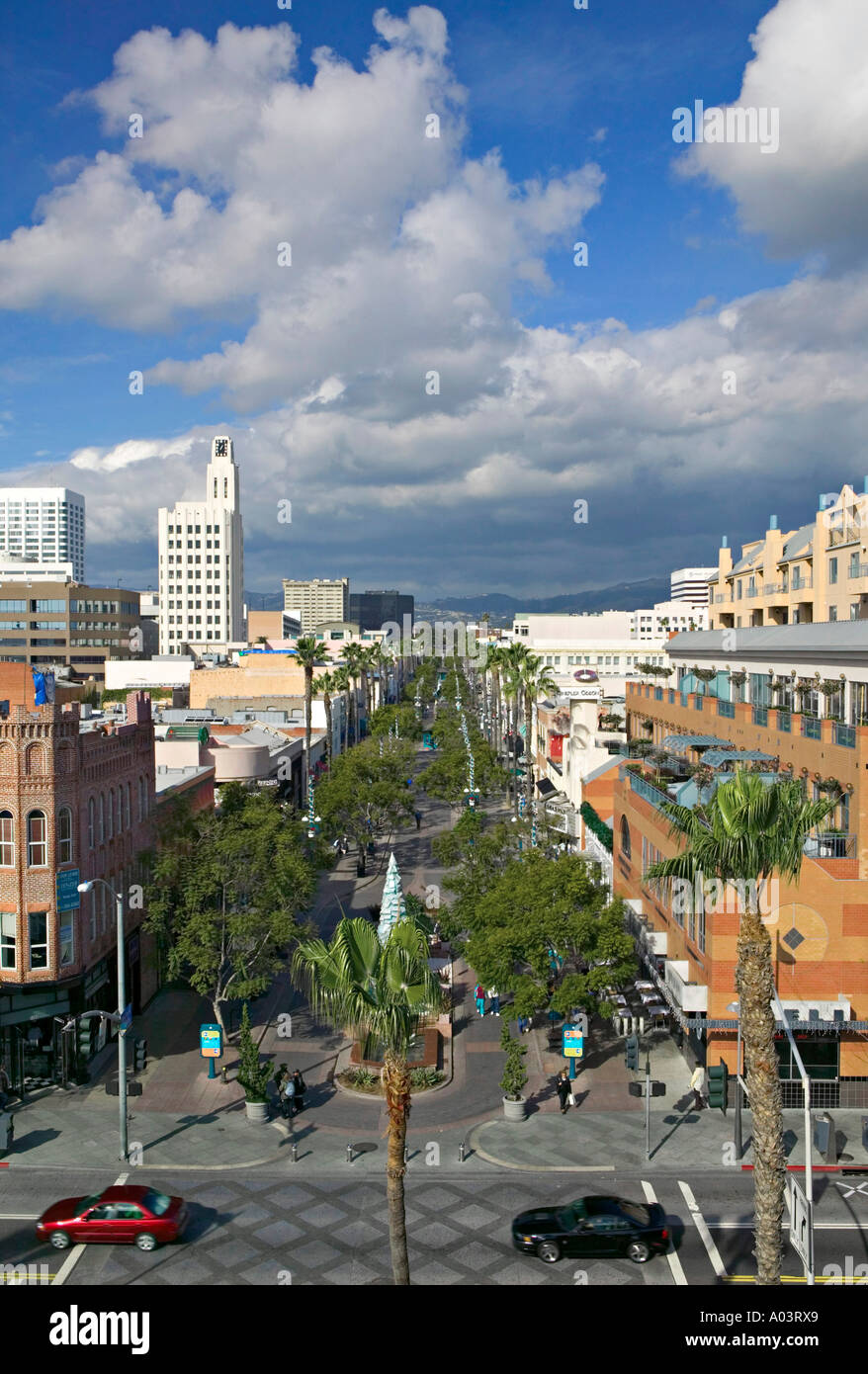 Third Street Promenade, Santa Monica, Los Angeles, California, USA ...