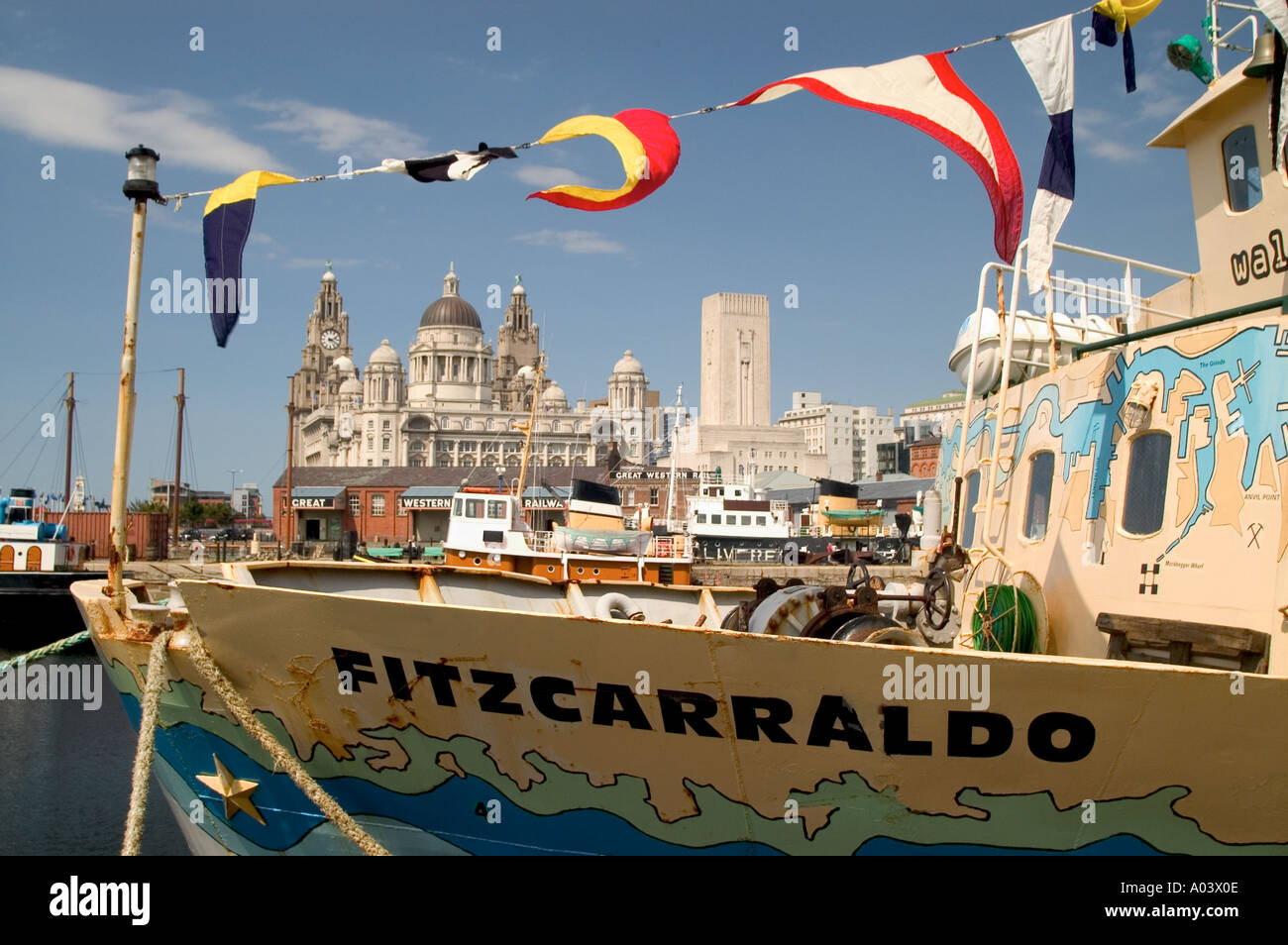 Liverpool city port harbors Merseyside transport travel UK water dock ...
