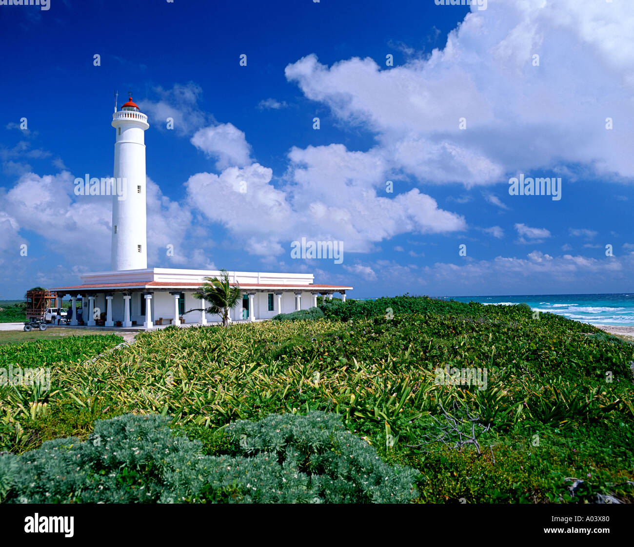 Cozumel mexico celerain lighthouse hi-res stock photography and images ...