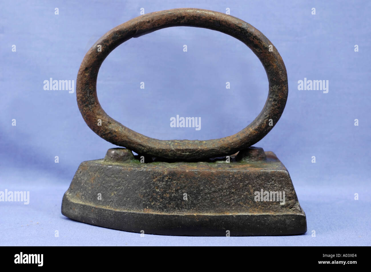 Antique iron made from heavy cast iron Stock Photo - Alamy