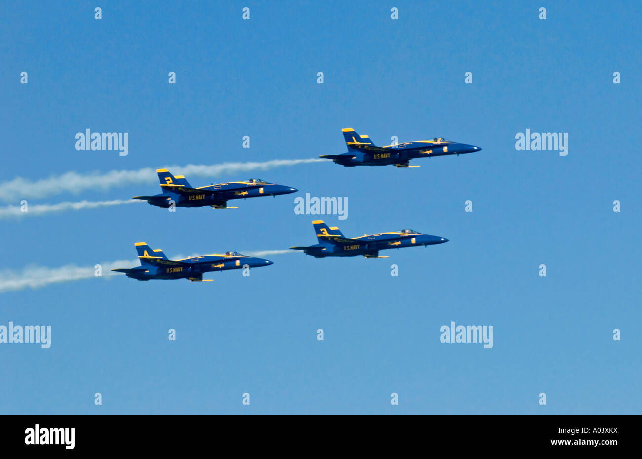 Blue Angels in Formation Stock Photo - Alamy