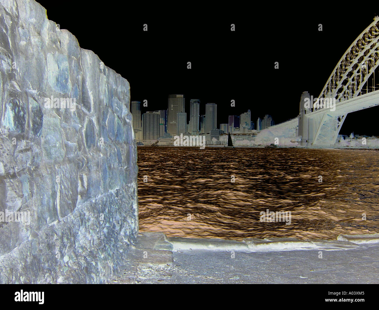 Negart Sydney Harbour Bridge and Harbour, NSW, Australia Stock Photo ...