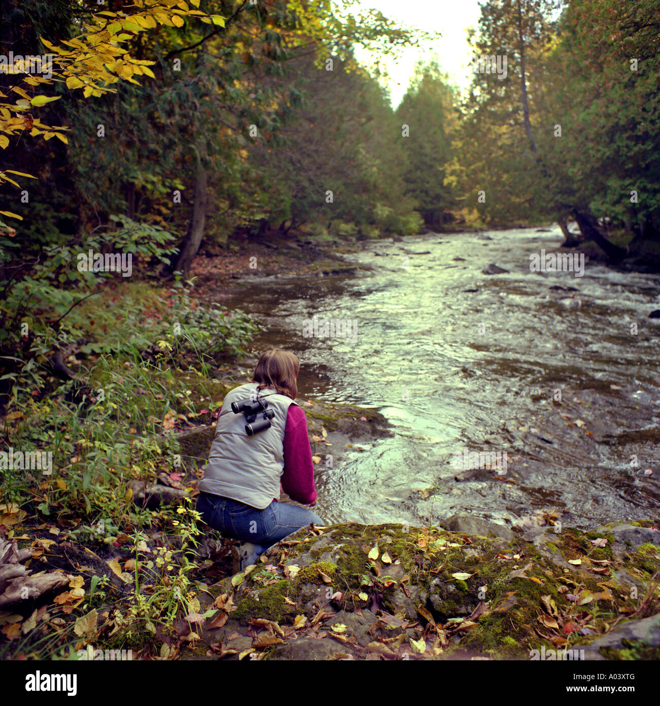 Kneeling girl water hi-res stock photography and images - Alamy