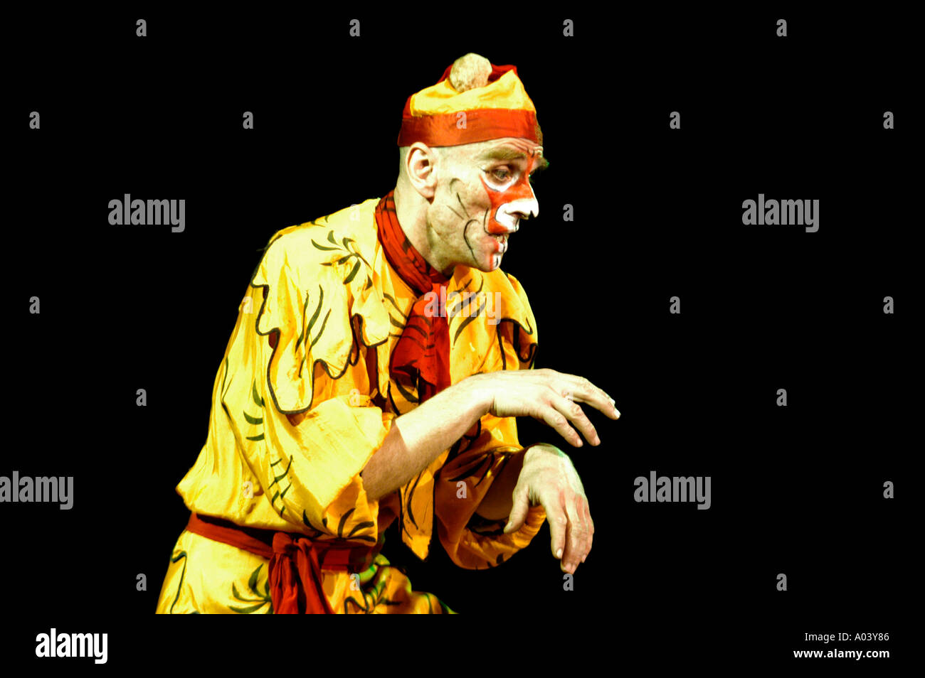 stage mime actor Stock Photo - Alamy