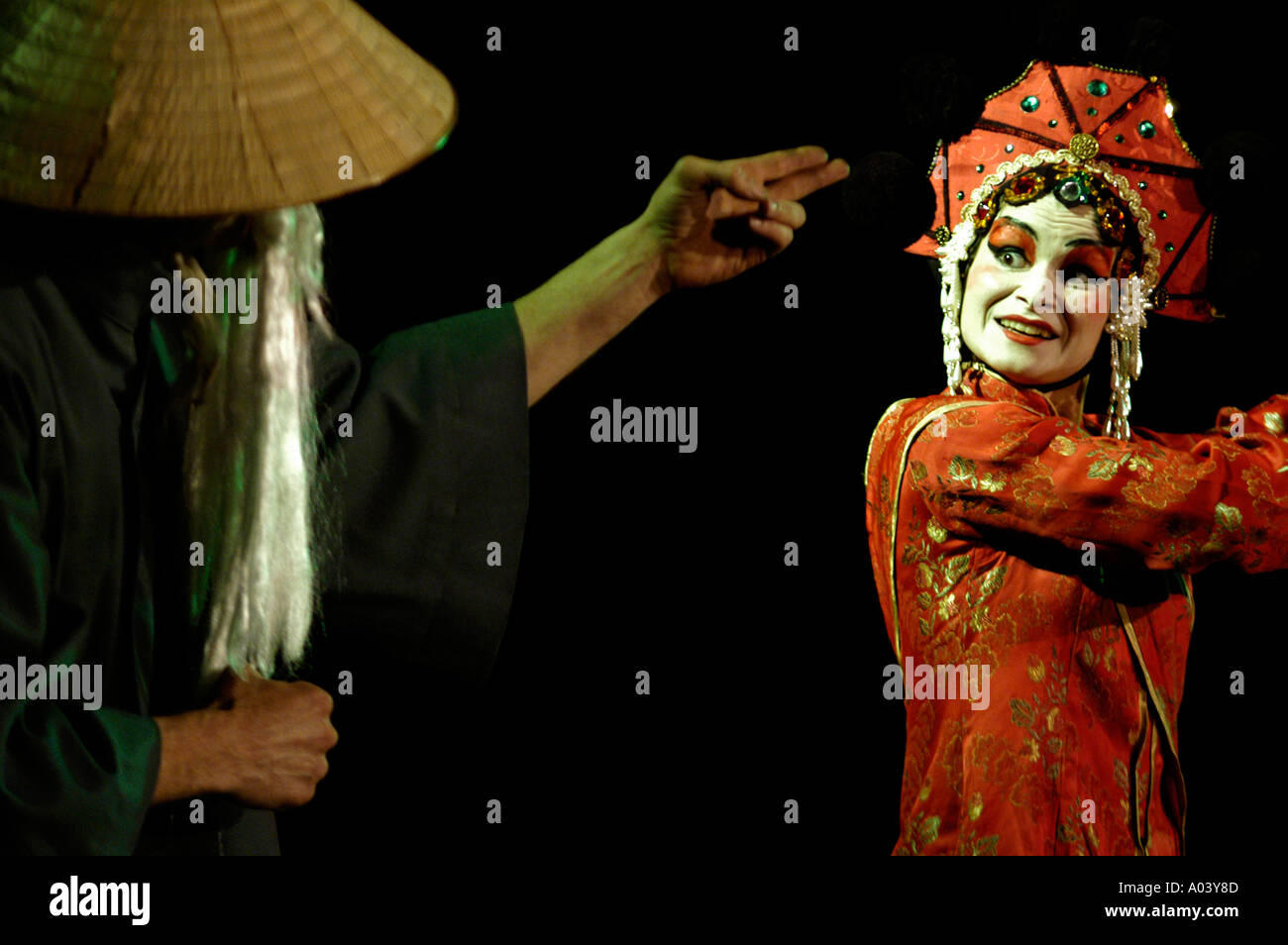 stage mime actor actress Stock Photo - Alamy