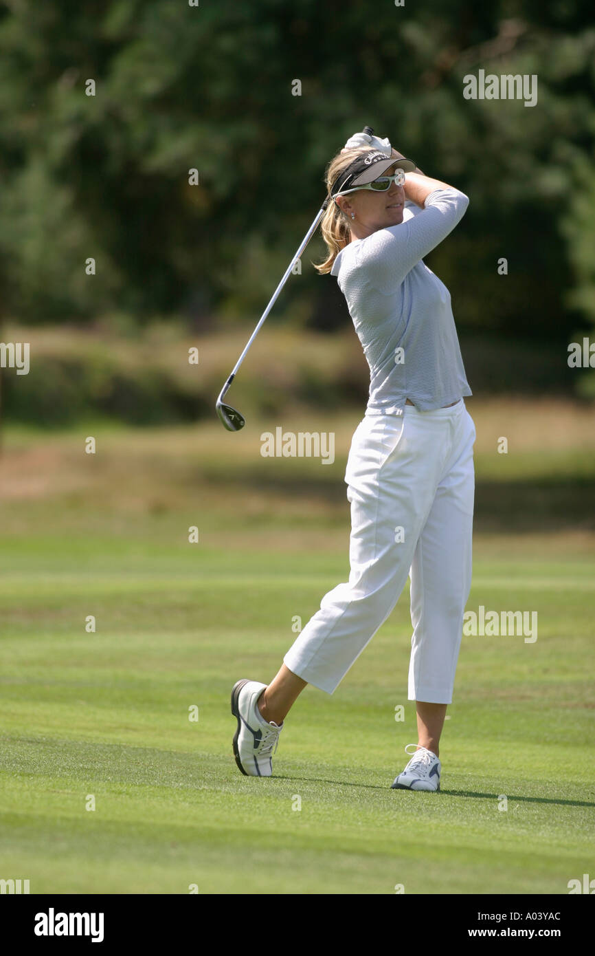 Annika Sorenstam worlds best female golfer Stock Photo - Alamy