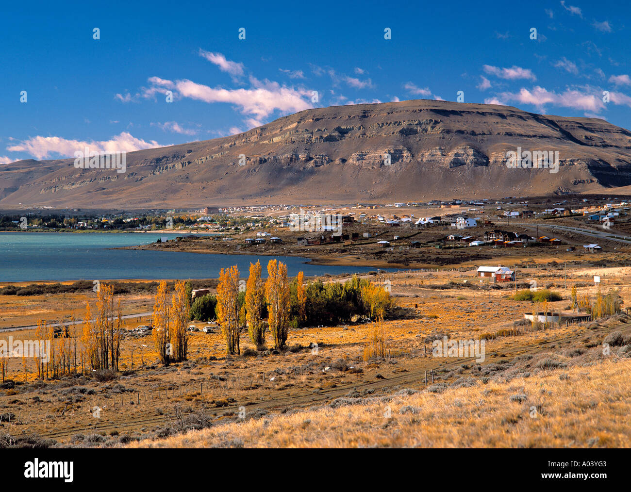 El Calafate Town, Patagonia, Argentina Stock Photo - Alamy