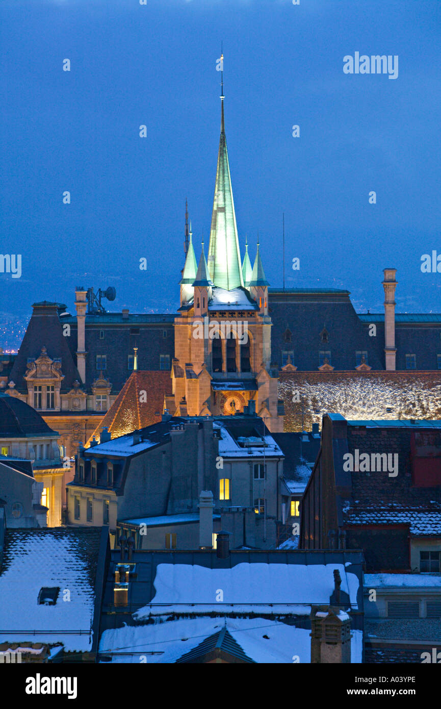 Eglise St-Francois Church, Lausanne, Switzerland Stock Photo - Alamy