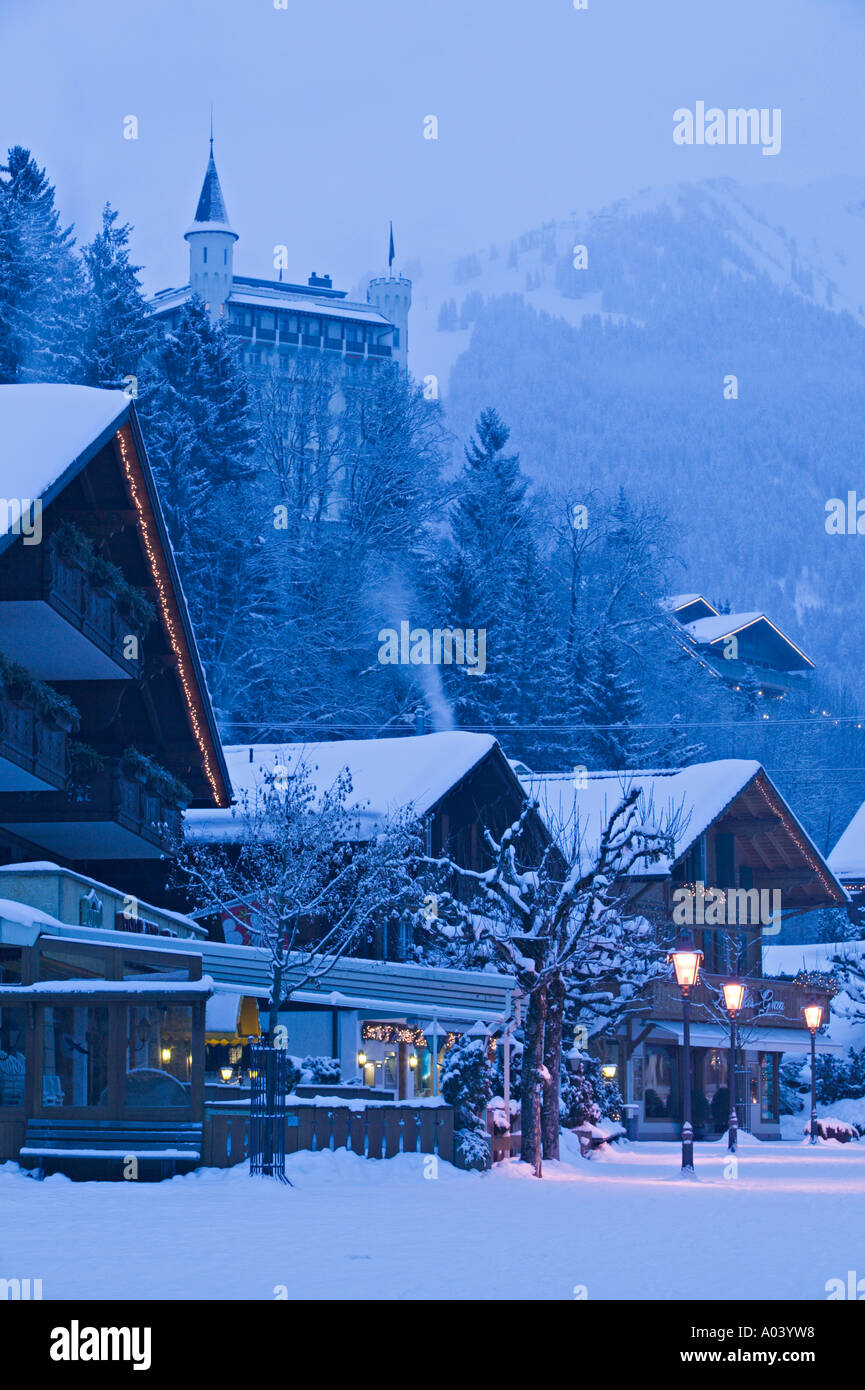 Gstaad night hi-res stock photography and images - Alamy