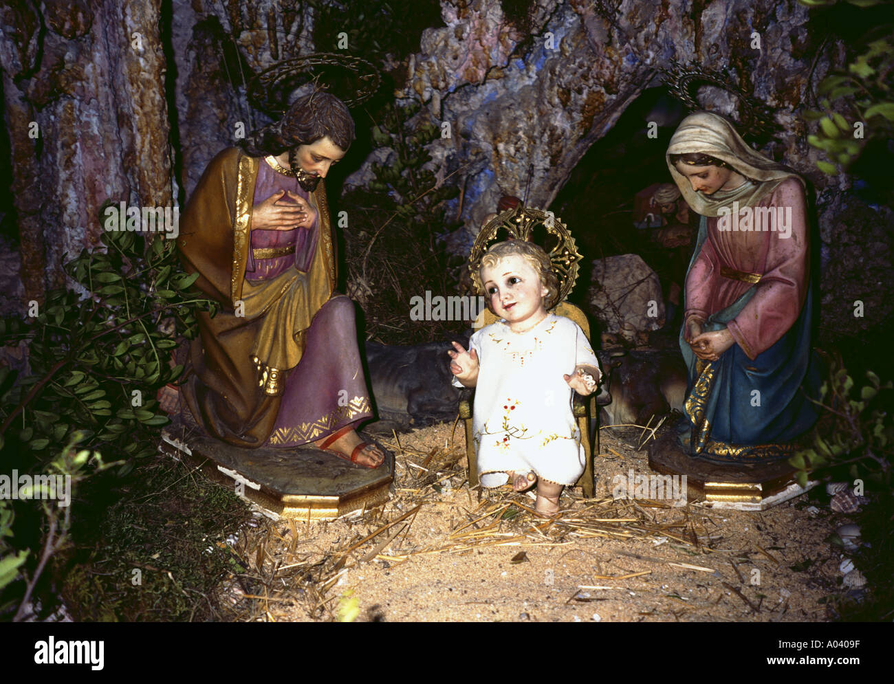 crip christmas crip at the monastery Nuestra Senora de Bonany Mallorca ...