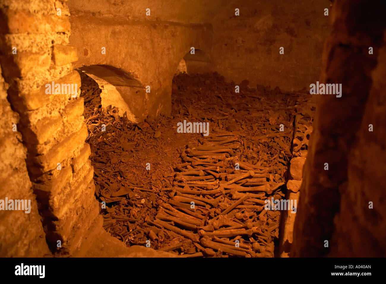catacombs Convento y Museo de San Francisco Lima Peru Stock Photo - Alamy