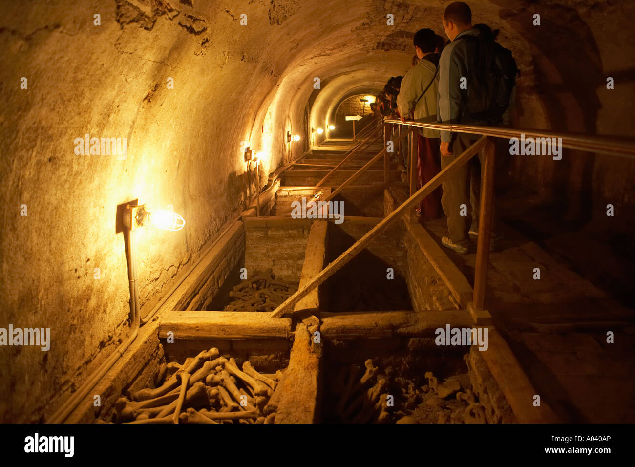 catacombs Convento y Museo de San Francisco Lima Peru Stock Photo - Alamy