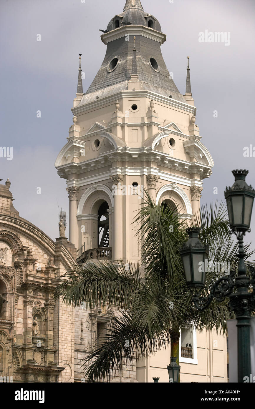 La Catedral The Cathedral Lima Peru Stock Photo - Alamy