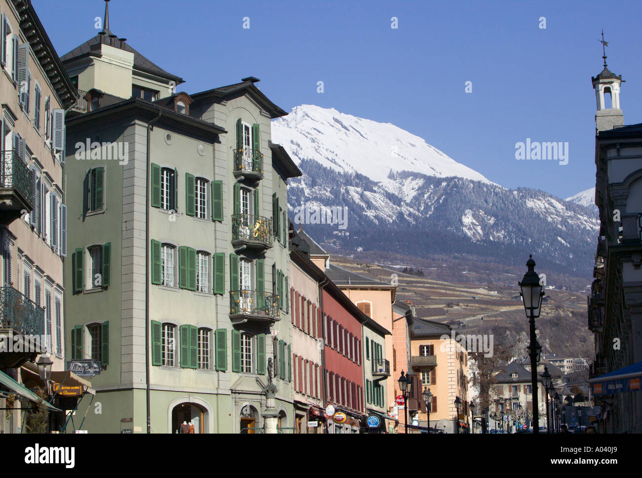 Sion switzerland winter hi-res stock photography and images - Alamy