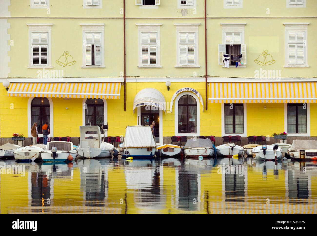 Waterfront, Cres, Cres Island, Croatia Stock Photo - Alamy