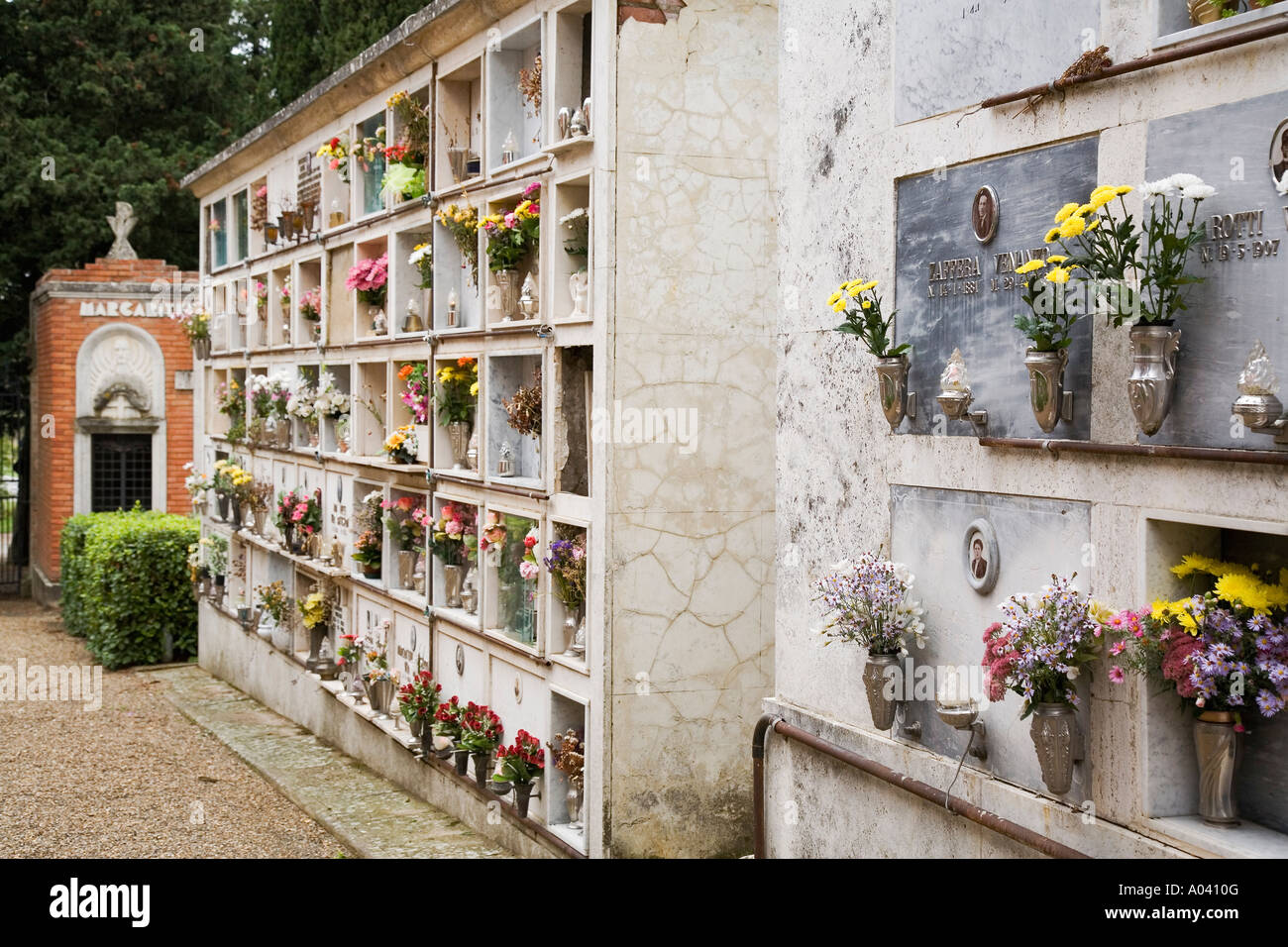 Cemetery San Vernazo Italy PG Stock Photo - Alamy
