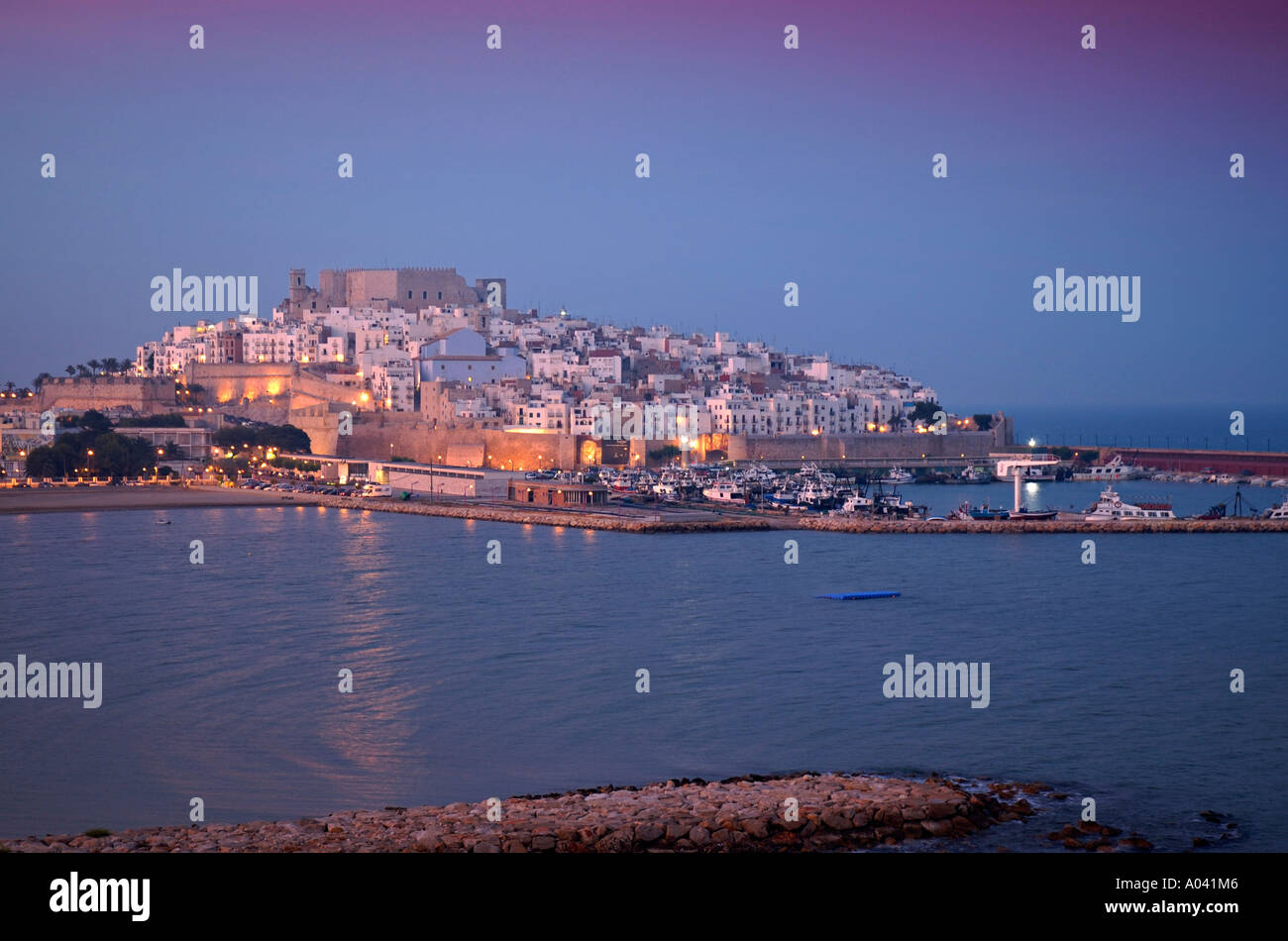 Peniscola, Costa del Azahar, Castellon Province, Spain Stock Photo - Alamy
