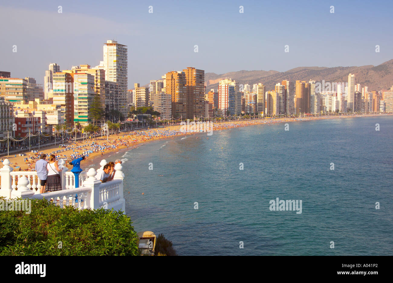 Playa del Levante, Benidorm, Costa Blanca, Spain Stock Photo - Alamy