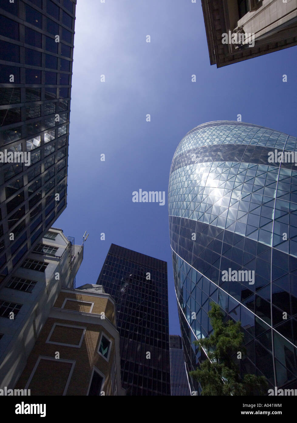 Swiss gerkin in city london hi-res stock photography and images - Alamy