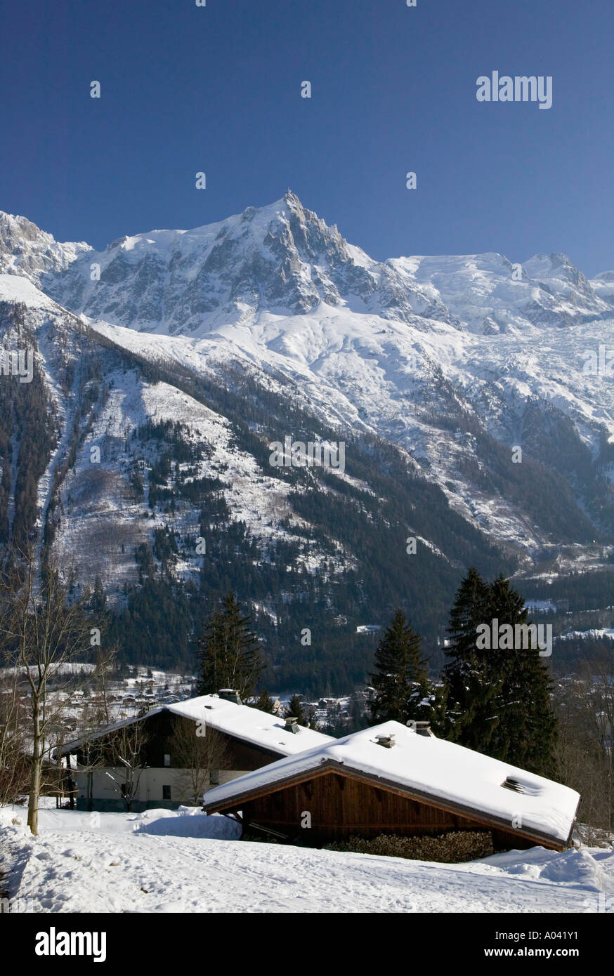 Chamonix mountains landscape in hi-res stock photography and images - Alamy