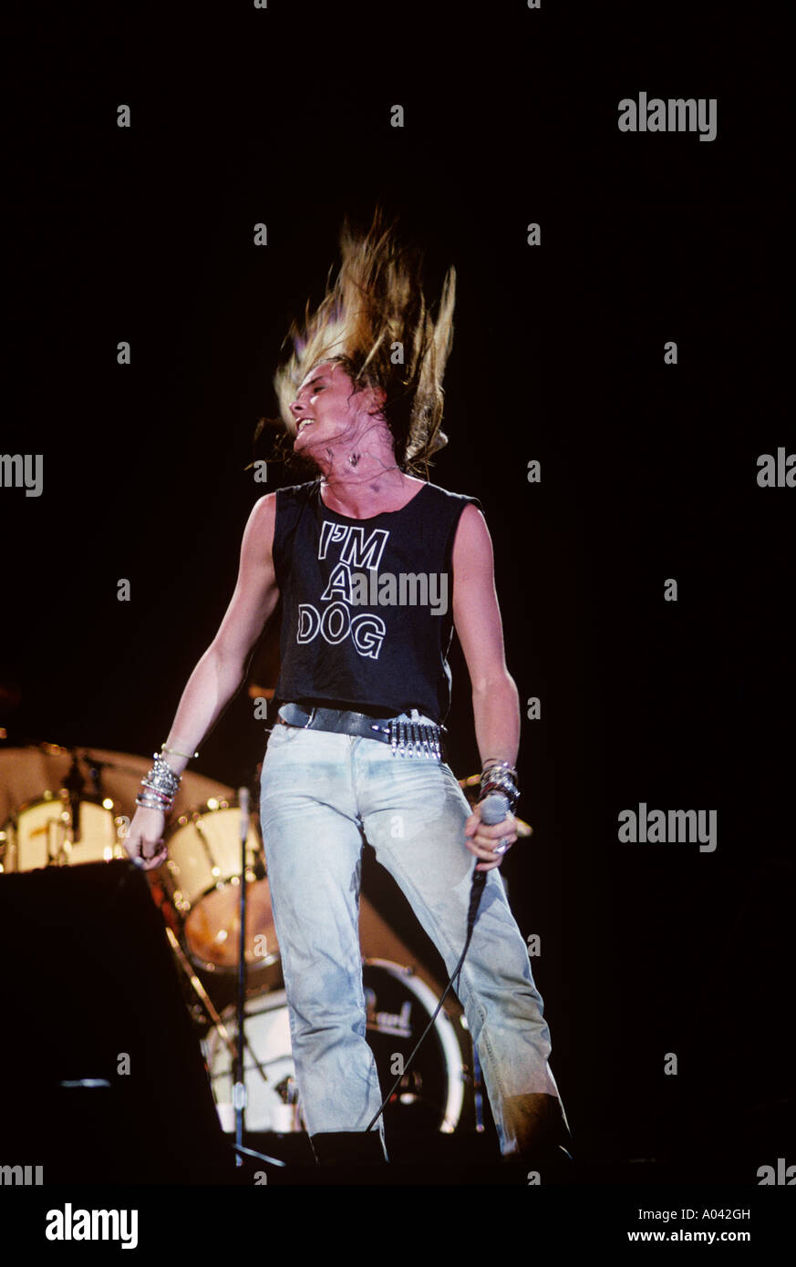 Sebastian Bach April of 1989 in Phoenix, Arizona Stock Photo - Alamy