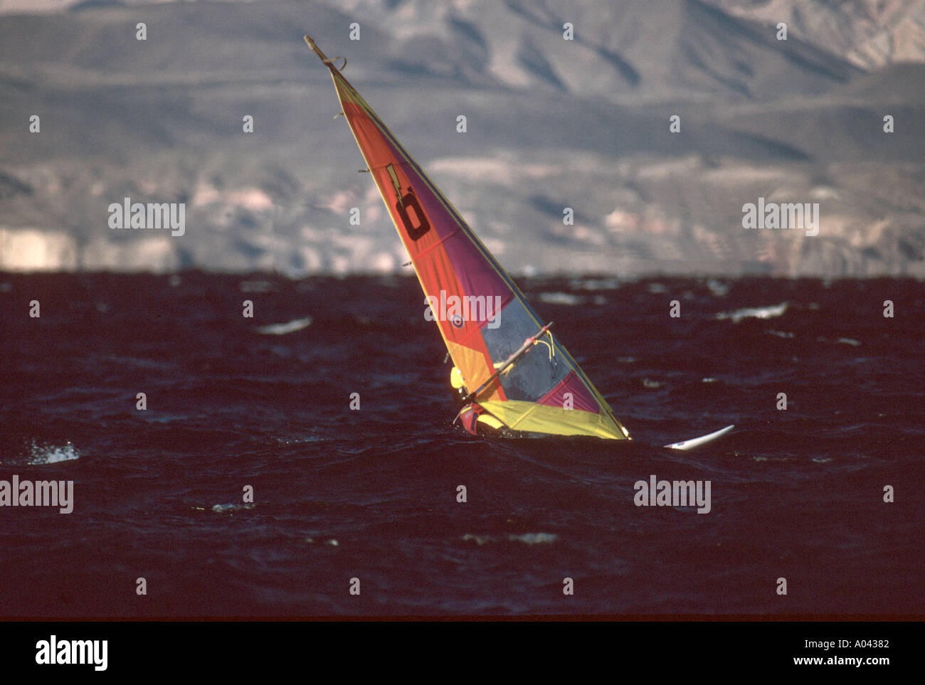 WIND SURFING LAKE MEAD Stock Photo - Alamy