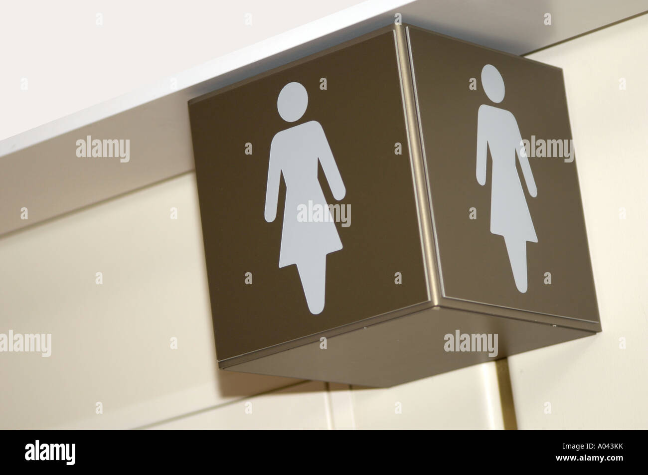 sign for ladies toilet Stock Photo - Alamy