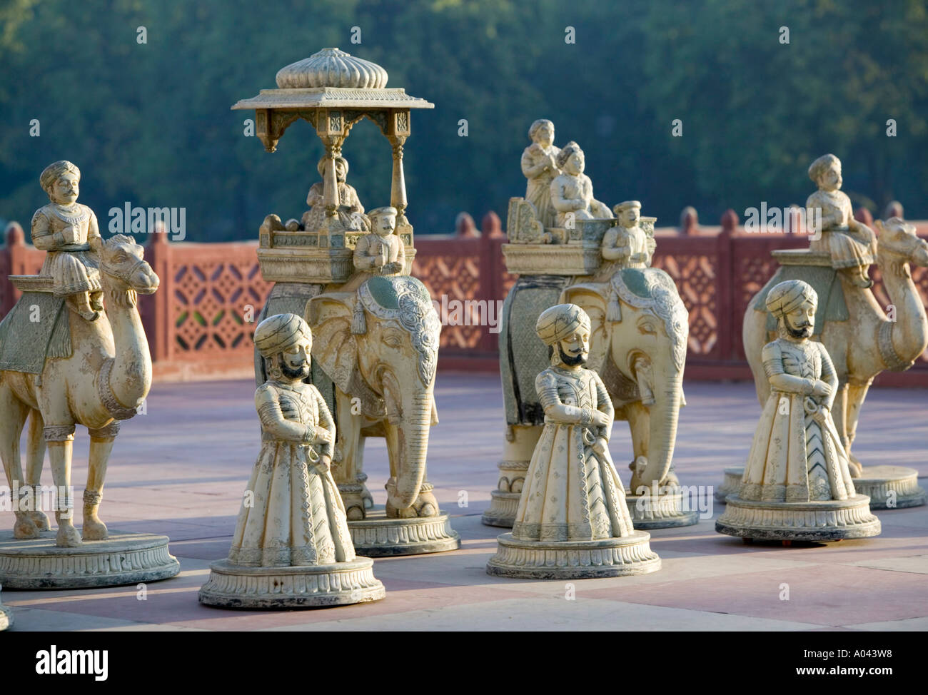Indian Themed Chess Set, Jai Mahal Hotel, Jaipur, Rajasthan, India ...