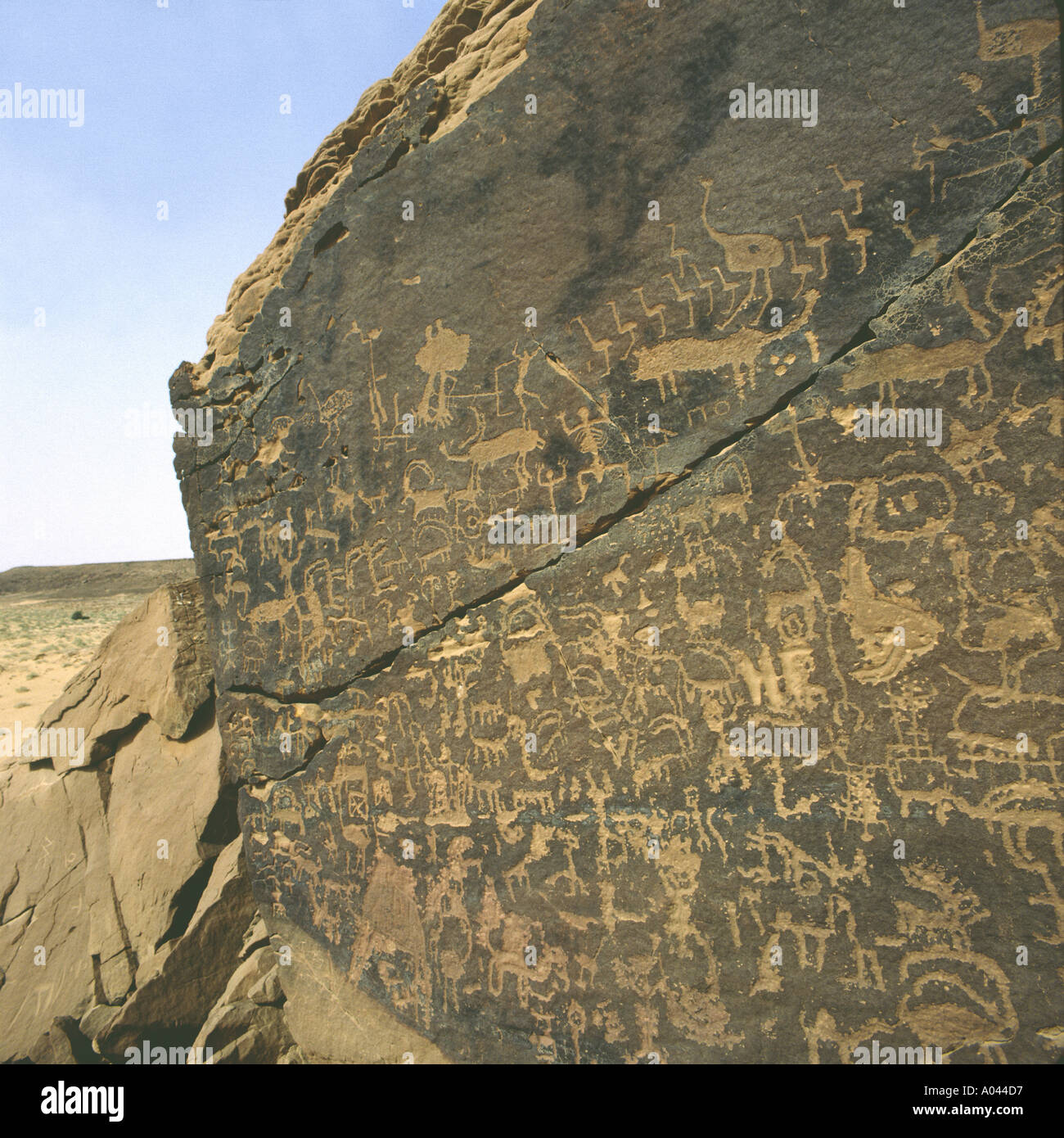 Graffiti Rock Saudi Arabia Stock Photo - Alamy
