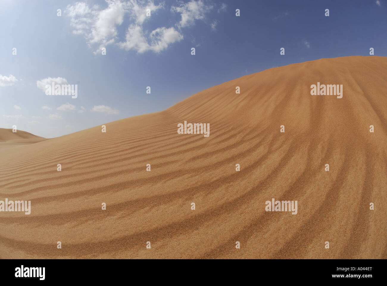Dubai UAE Not far from Dubai the wind molds the sand into beautiful ...