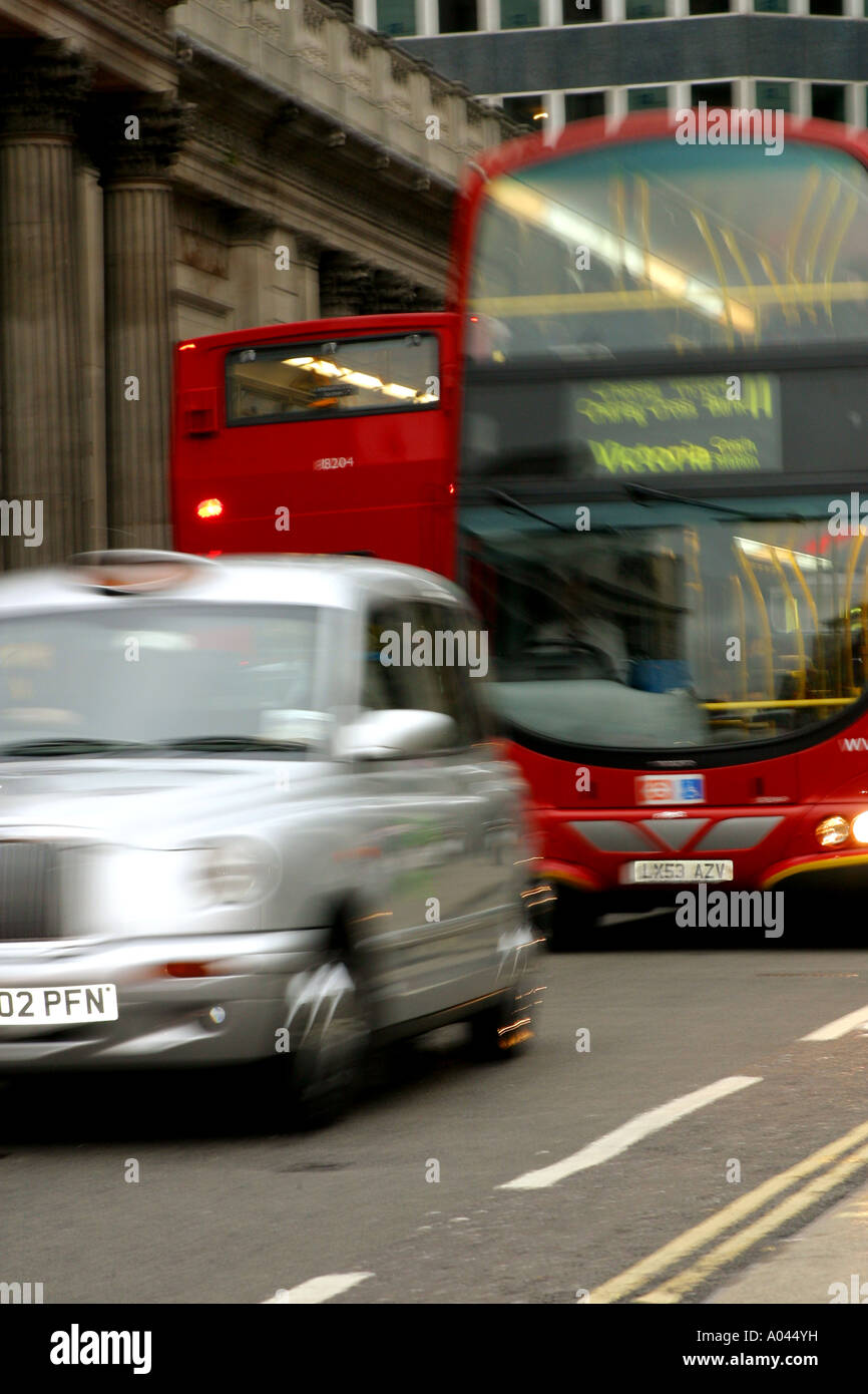Cabs and buses hi-res stock photography and images - Alamy